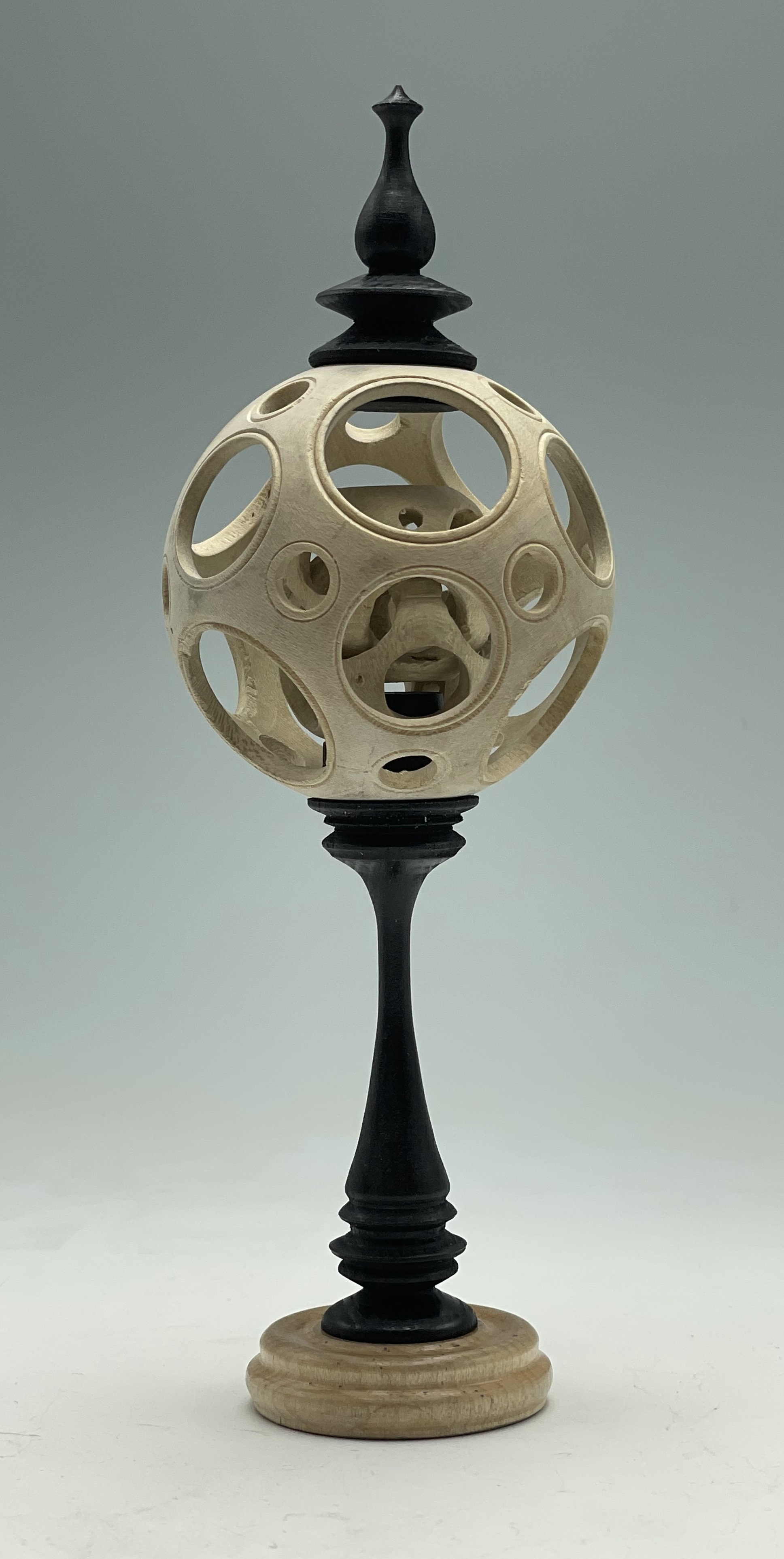 Interlocked Spheres in a Sphere – JL's Woodshop